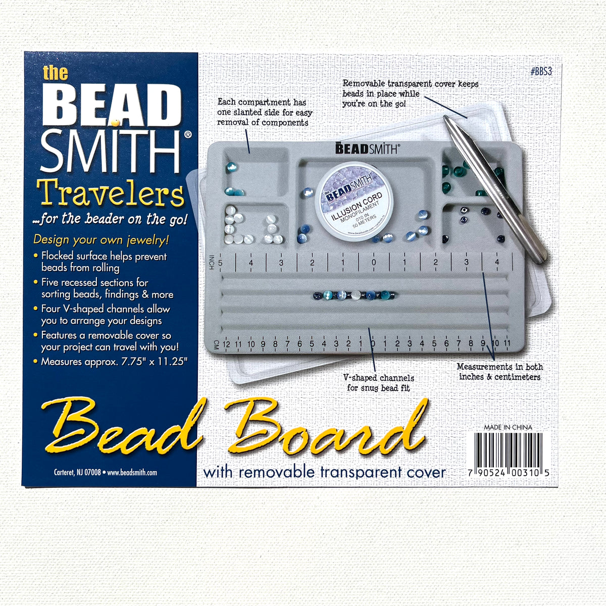 Travel Bead Board With Cover – The Bead Shop